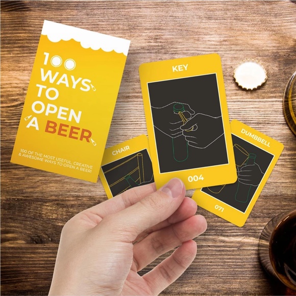 Gift Republic | Party Supplies | 0 Ways To Open A Beer Cards Trivia ...